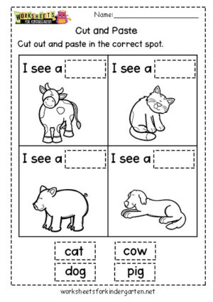 Read, Cut and Paste - I see a....