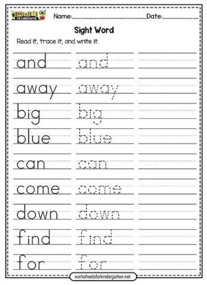 Read it, Trace it, and Write it